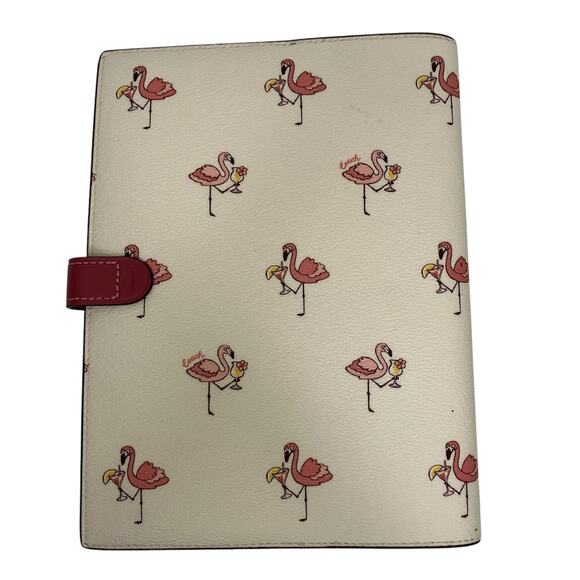 Coach | Office | Coach Flamingo Print Notebook Cover | Poshmark